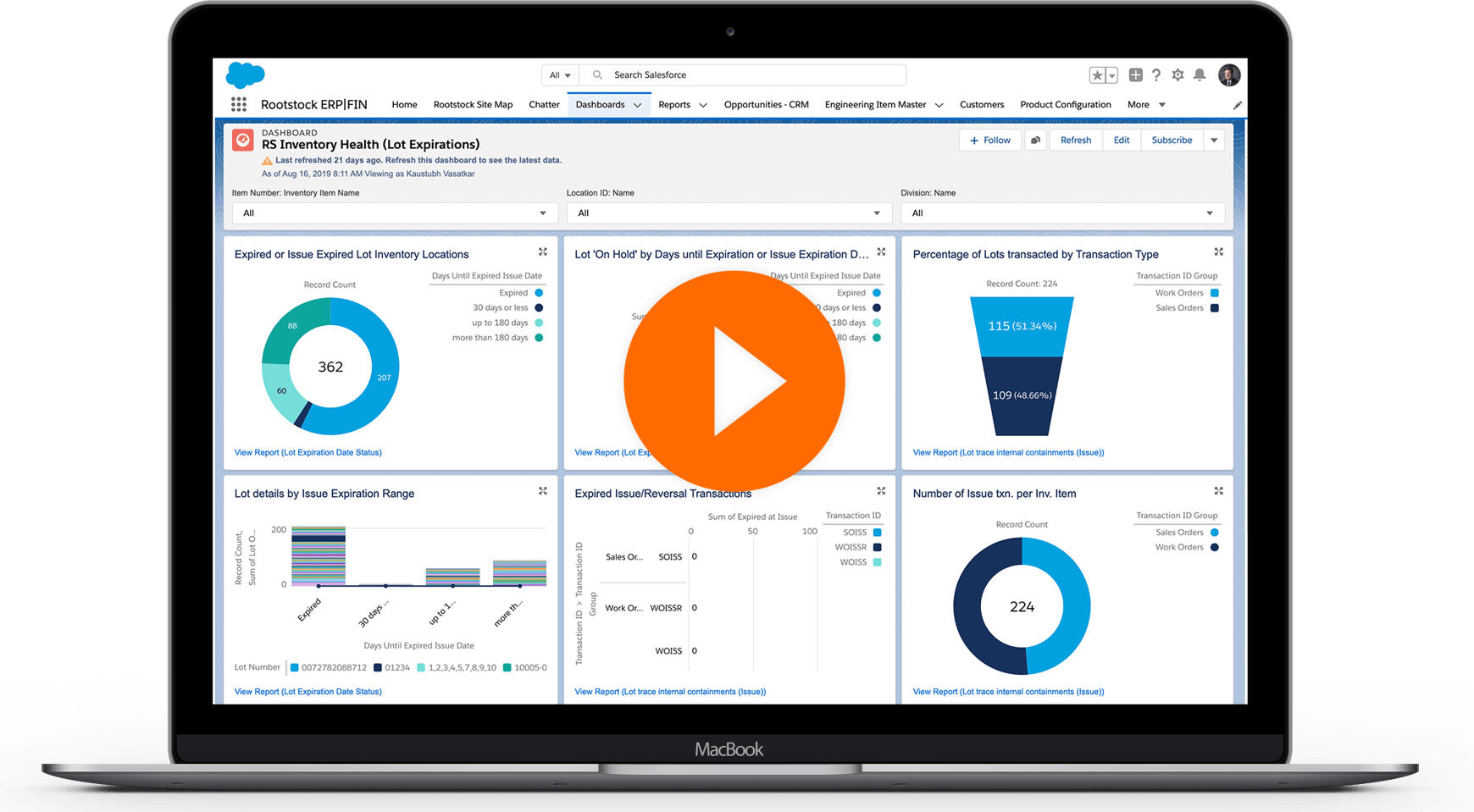 Salesforce Manufacturing ERP Software | Rootstock 4-Min Demo